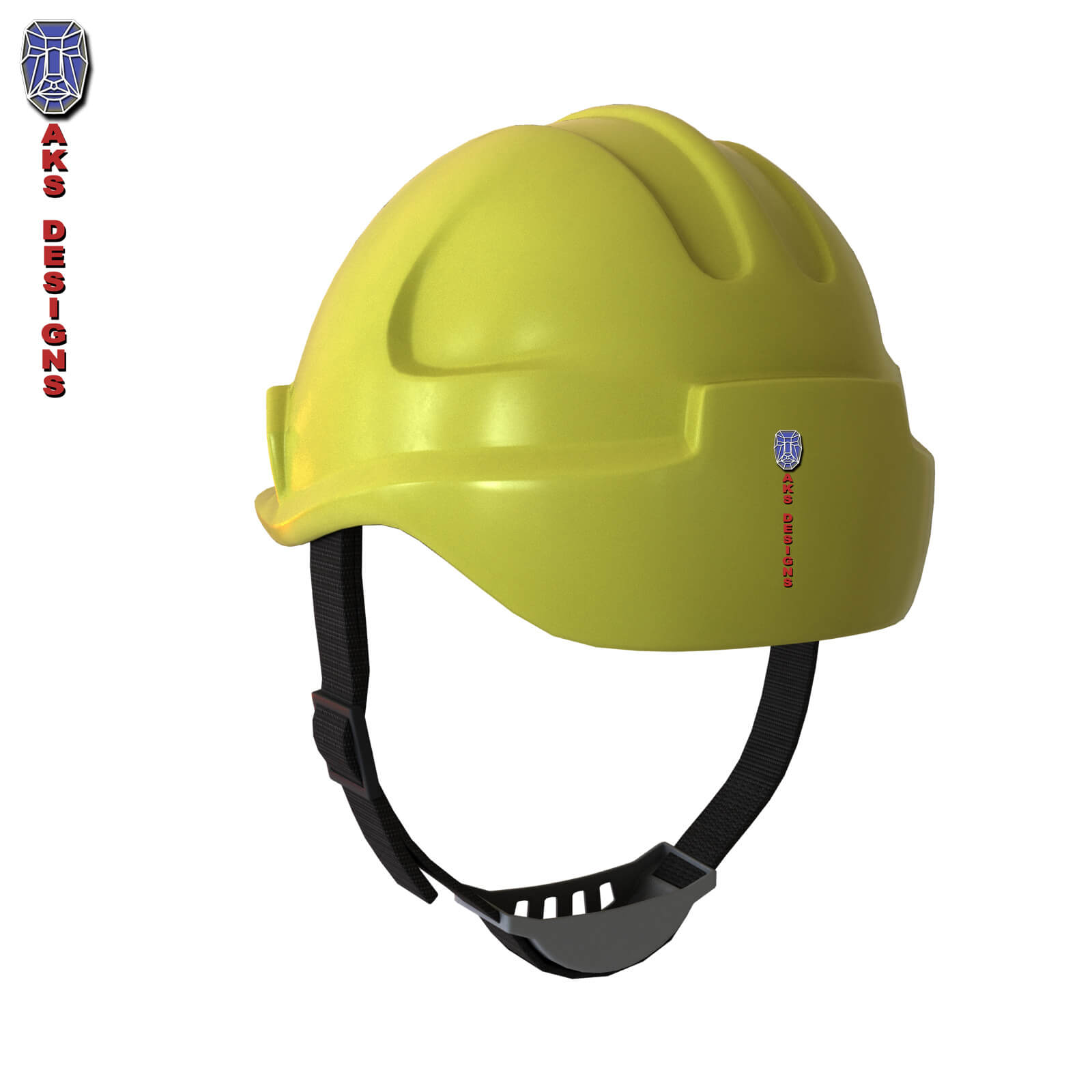 Cartoon Safety Helmet Prop V2 - 3D Model by AKS designs