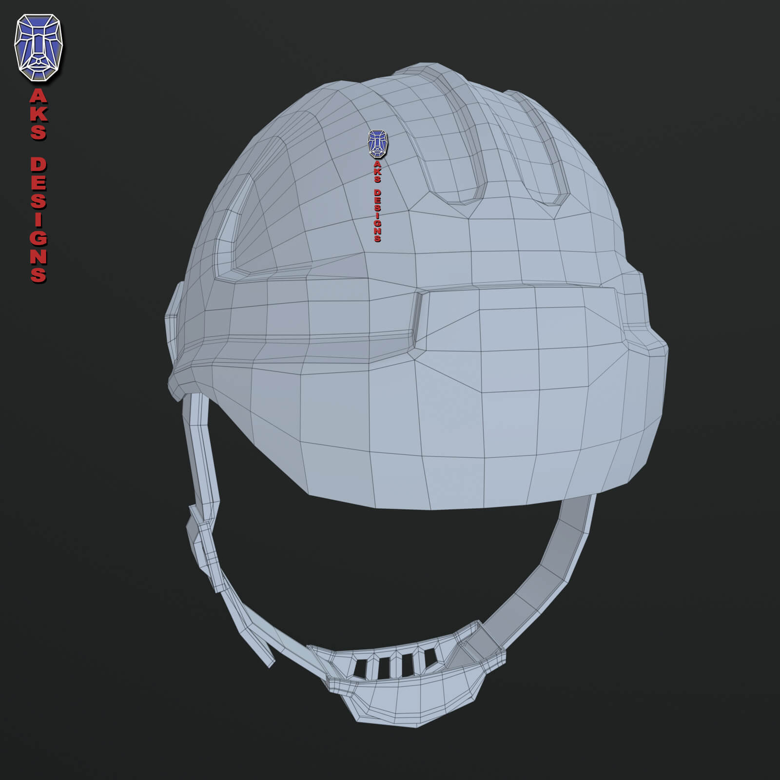 Cartoon Safety Helmet Prop V2 - 3D Model by AKS designs