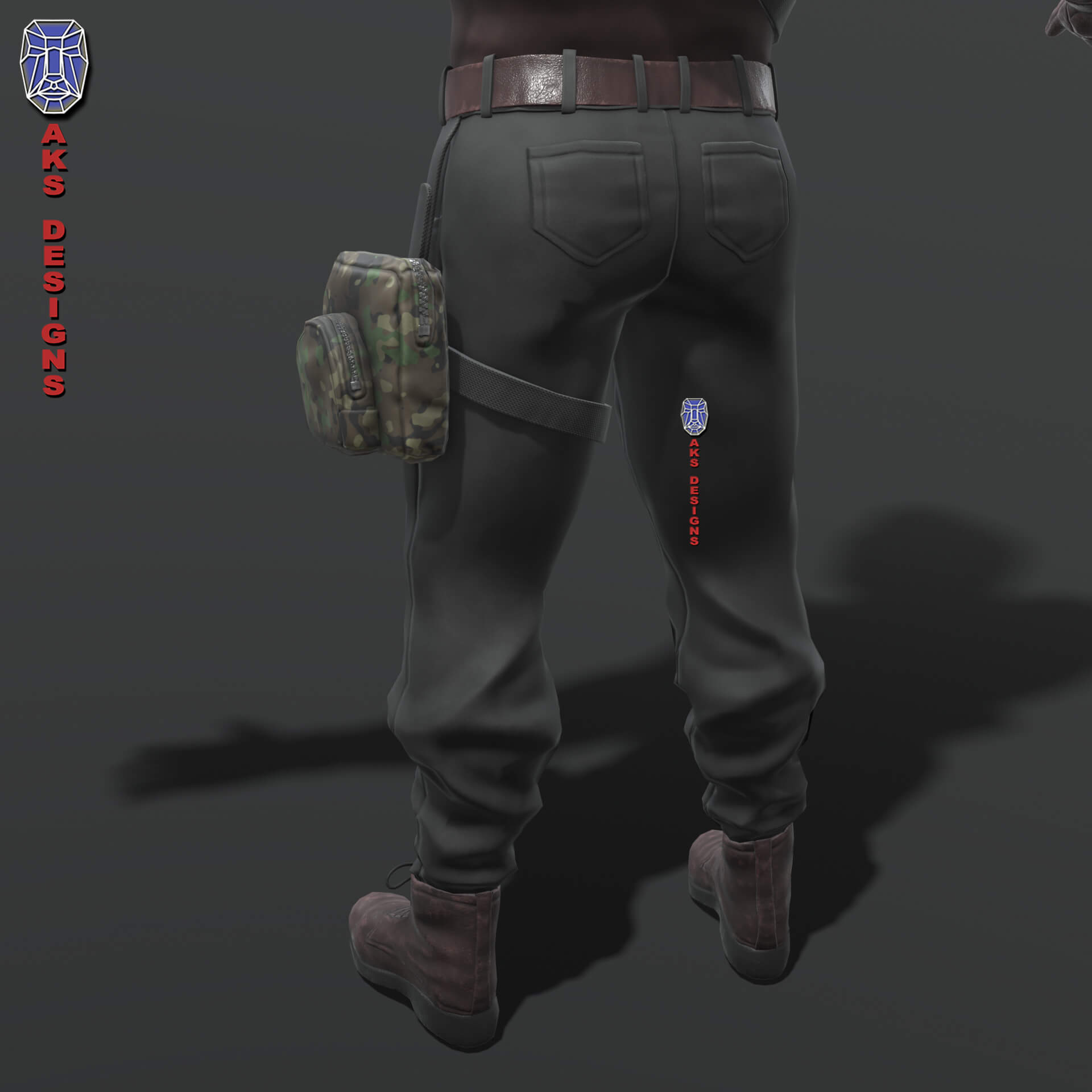 Cartoon Stylized Army Soldier Game Ready - 3D Model by AKS designs