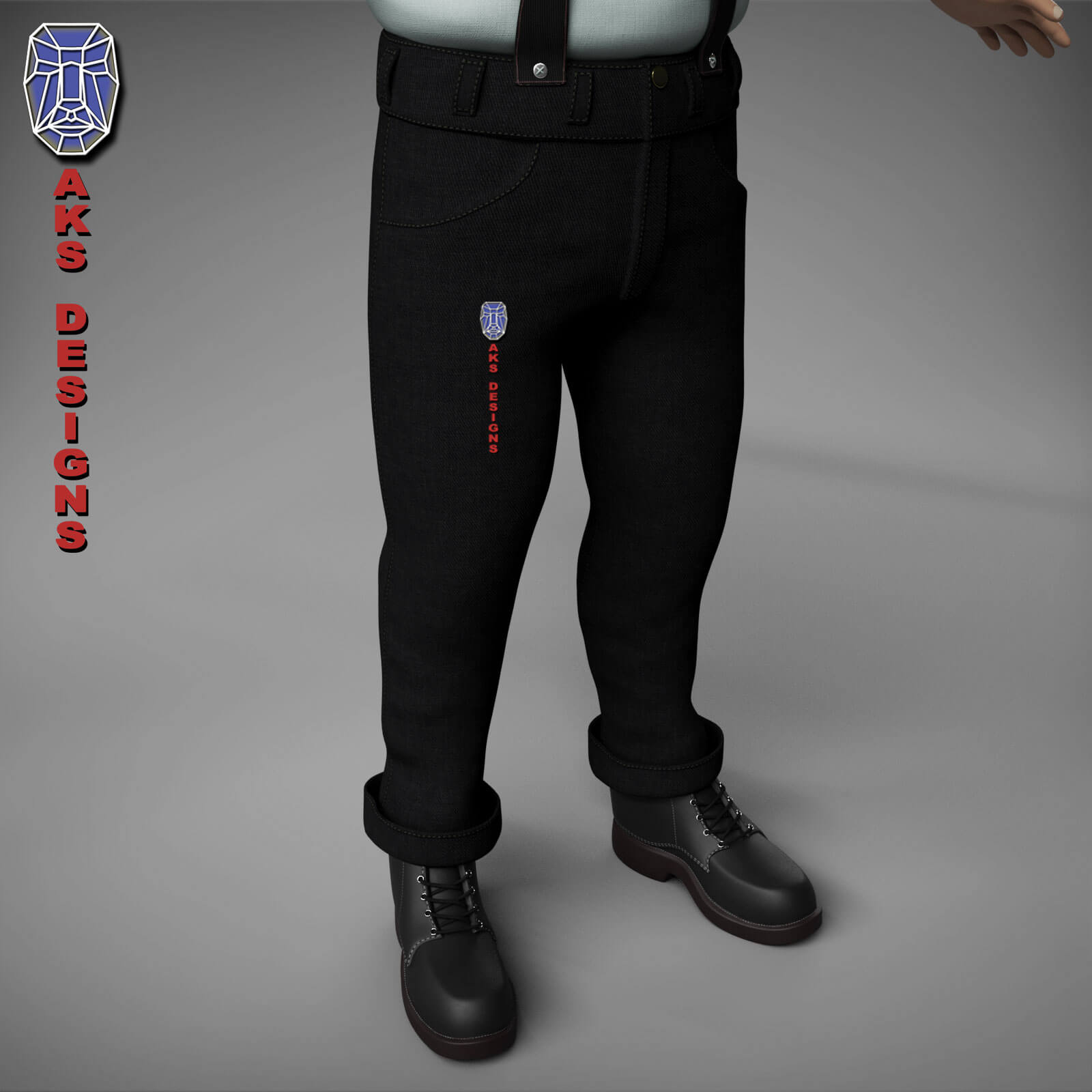 Cartoon Stylized Old Men Character 3 - 3D Model by AKS designs