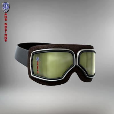 Cartoon Vintage Riding Goggles Prop V3 - 3D Model by AKS designs