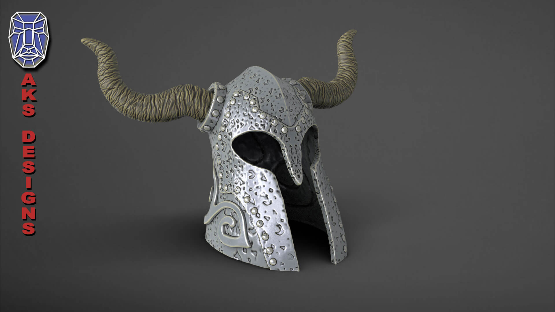 Skyrim Helmet Home Decoration 3D Print Model by AKS designs