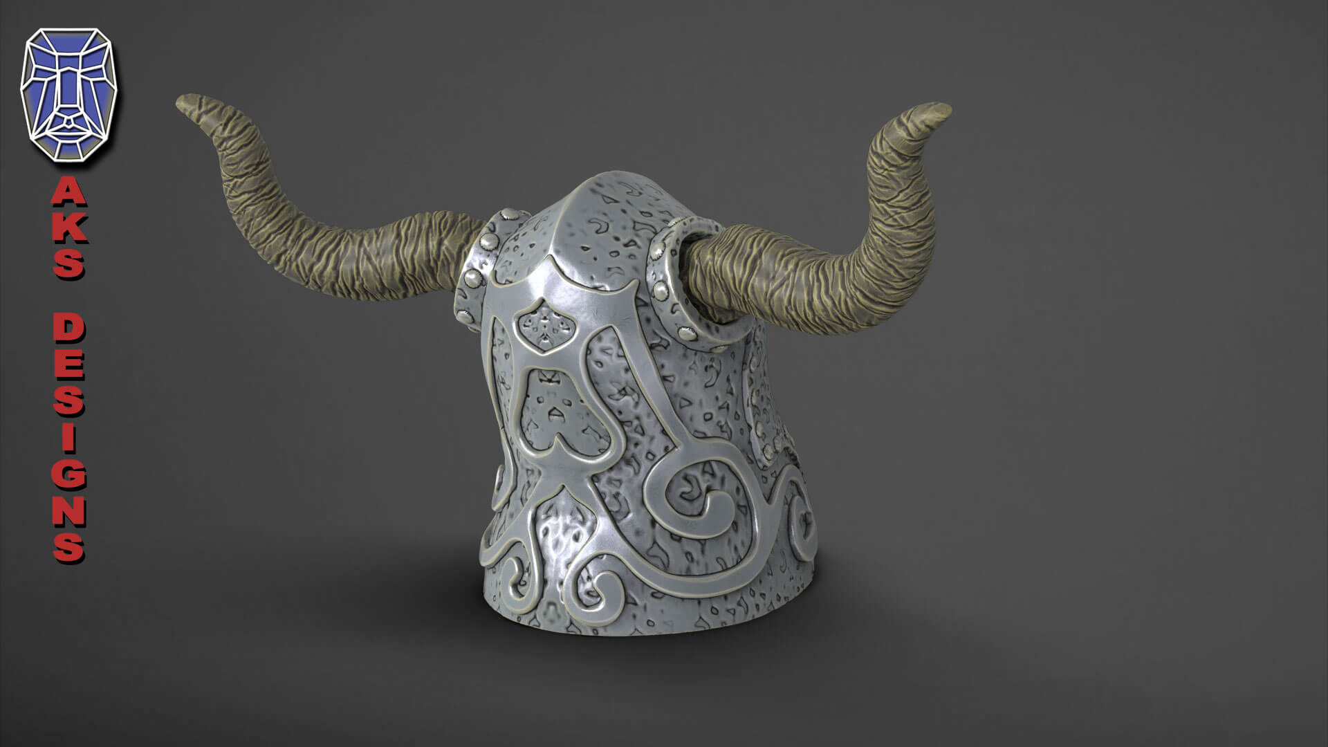 Skyrim Helmet Home Decoration 3D Print Model by AKS designs