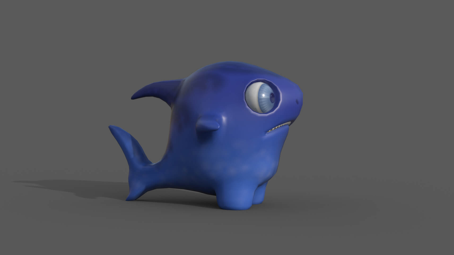 Baby Shark Cartoon - Free 3D Model by Aksana3D