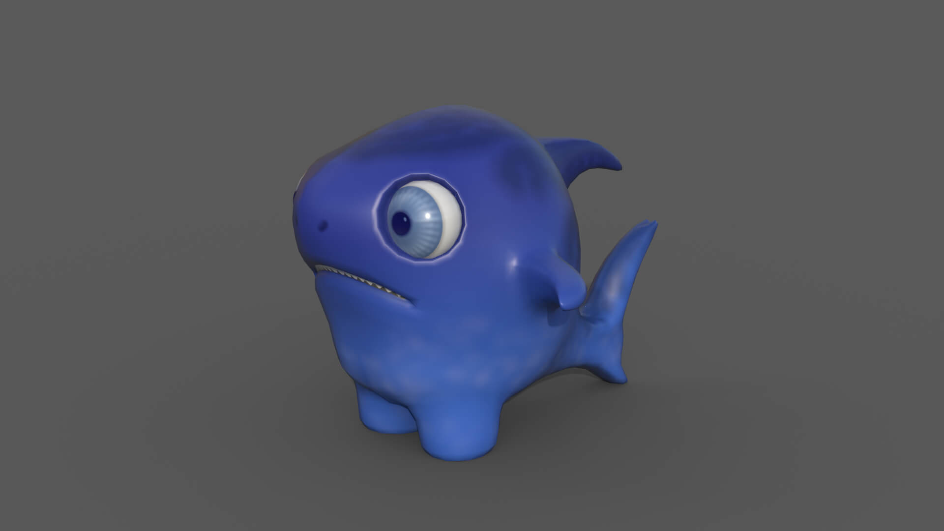 Baby Shark Cartoon - Free 3D Model by Aksana3D