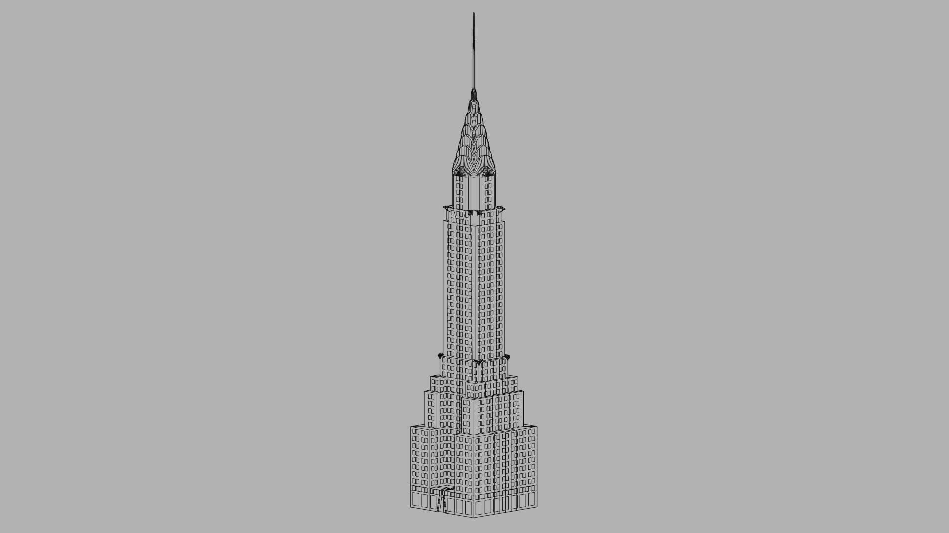 Chrysler Building - 3D Model by Aksana3D