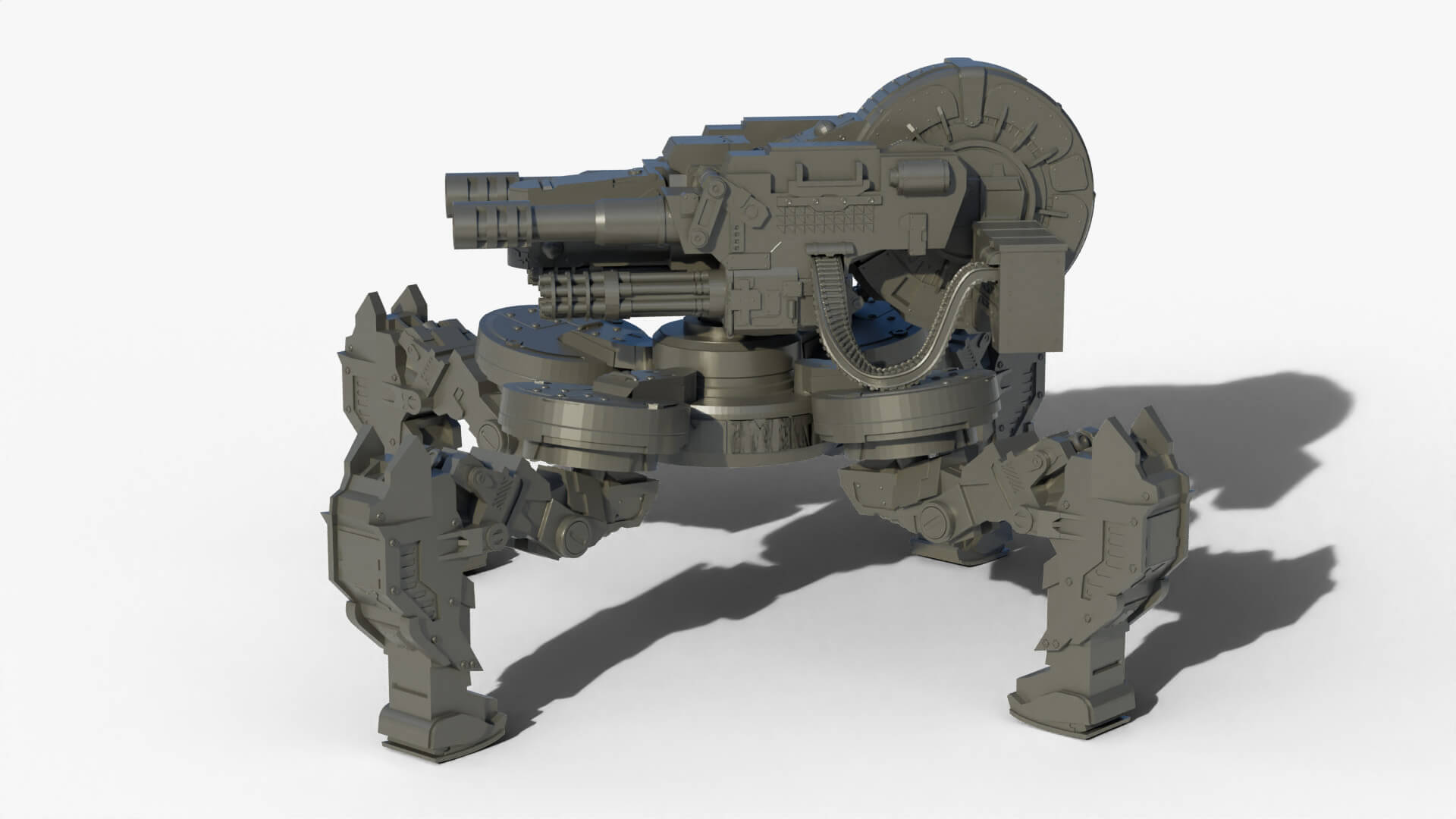 Gun Mech Walker - 3D Model by Aksana3D
