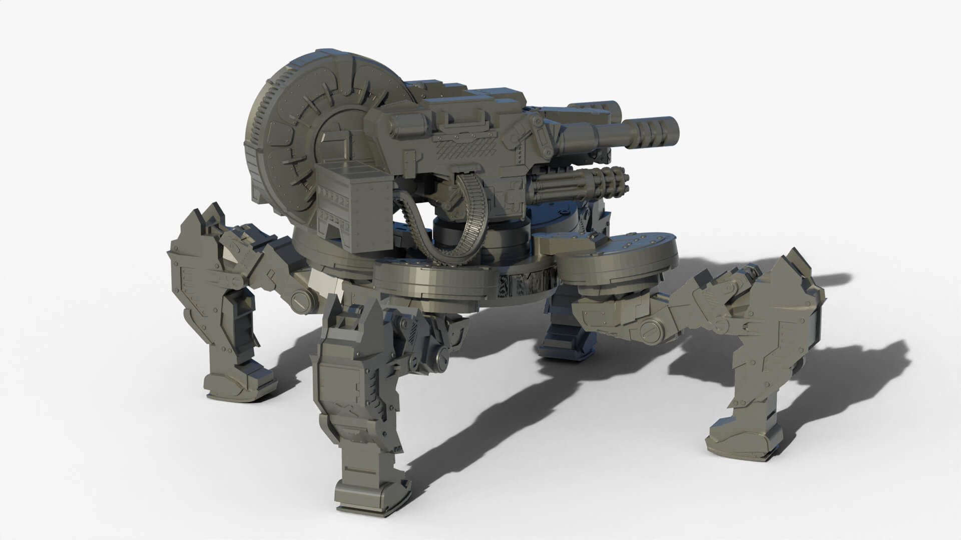 Gun Mech Walker - 3D Model by Aksana3D