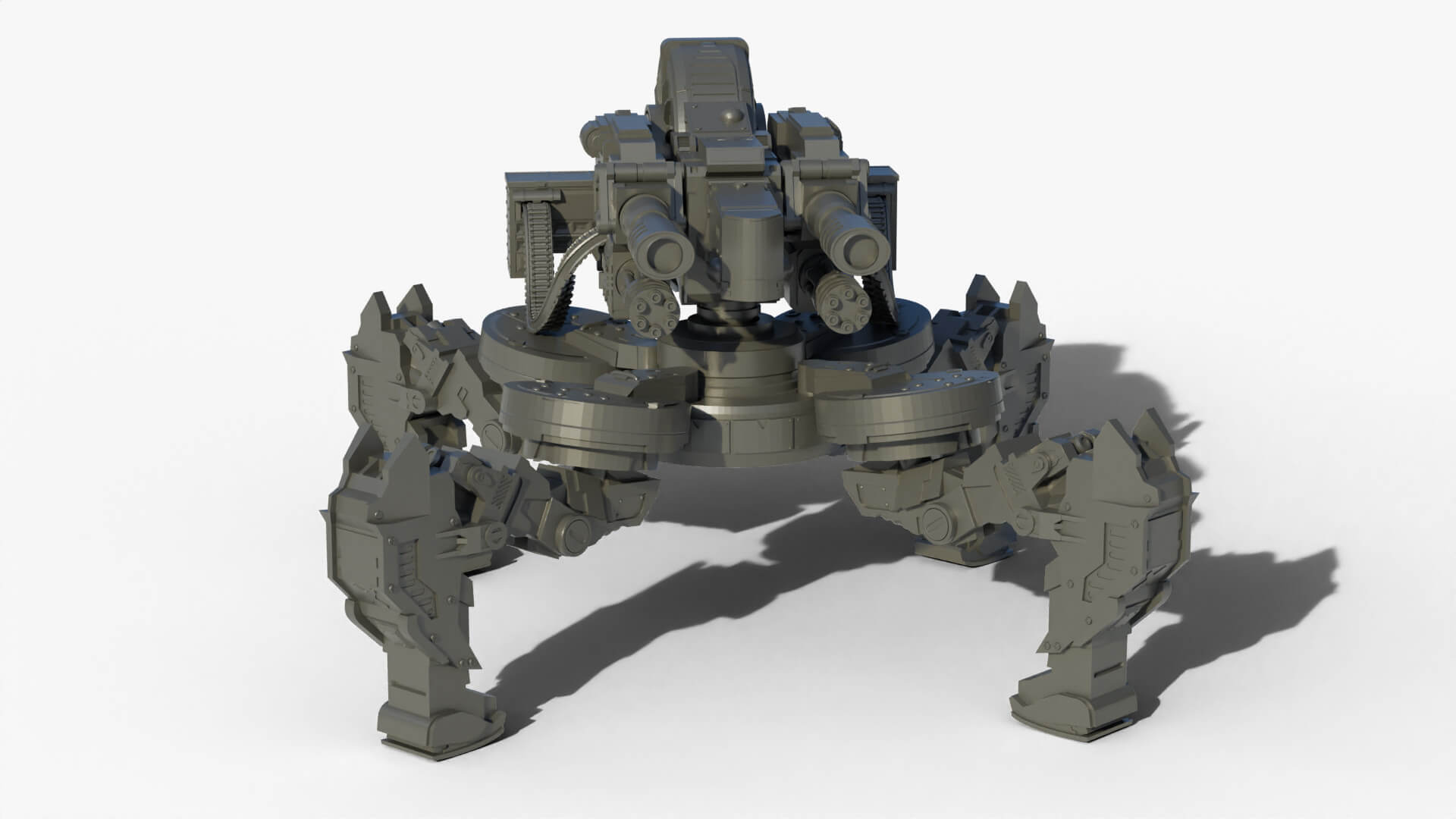 Gun Mech Walker - 3D Model by Aksana3D