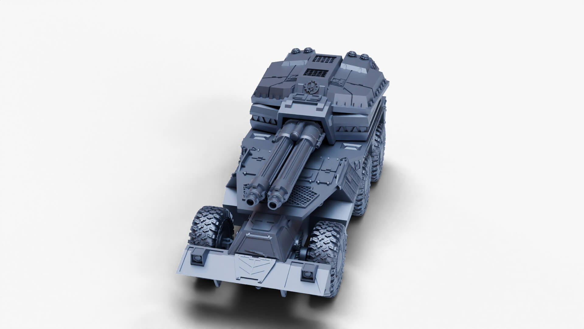 Tank Gun Turret 4 Variants - 3D Model by Aksana3D