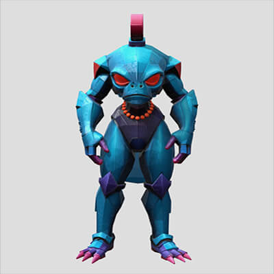 Alien Mecha: Study 01 - Free 3D Model by Akshay Lasunkute