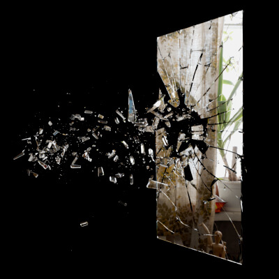 Broken Windows and Mirrors Glass 3D Models by AlaaEddineZair