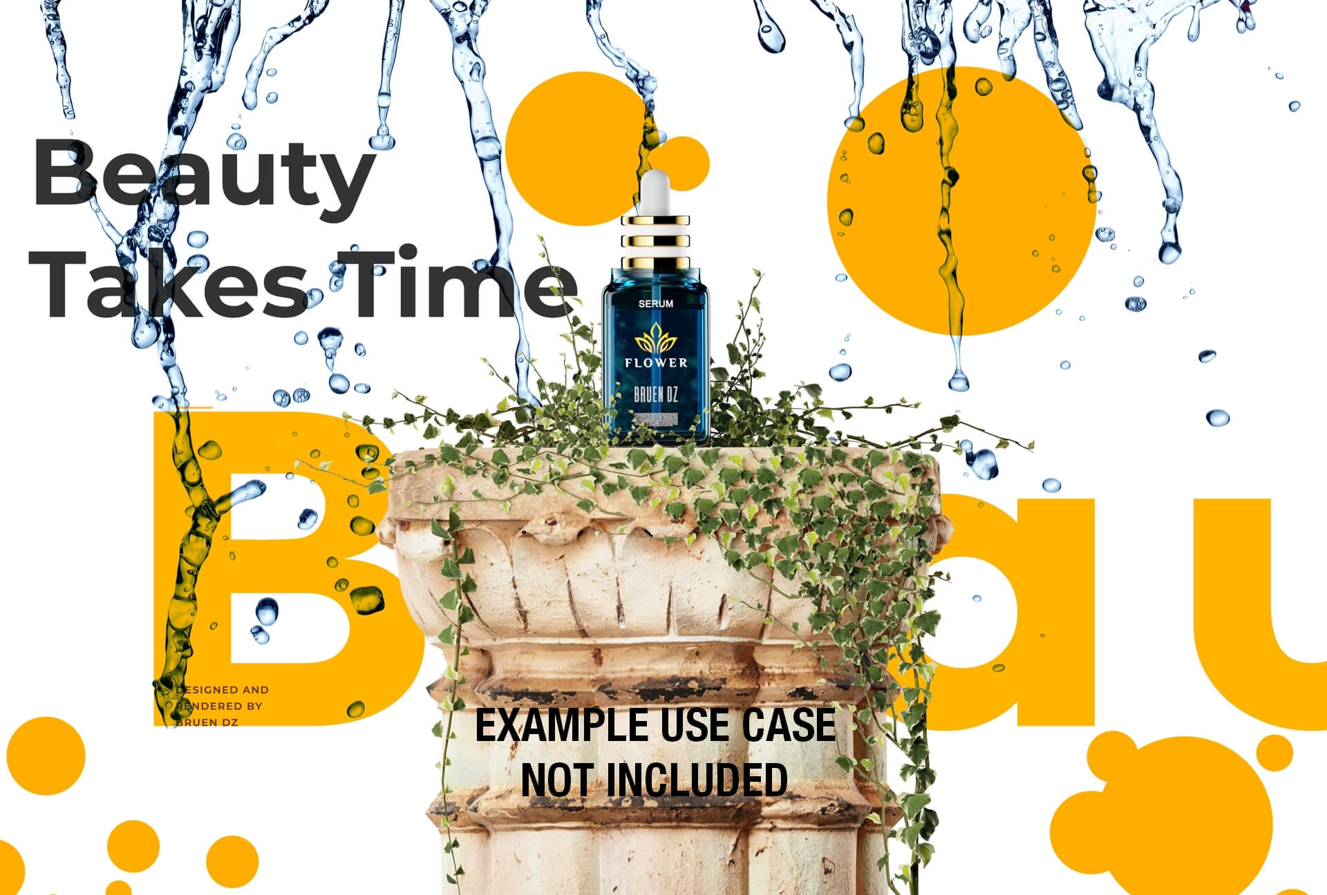 Serum Bottle - 3D Model by AlaaEddineZair