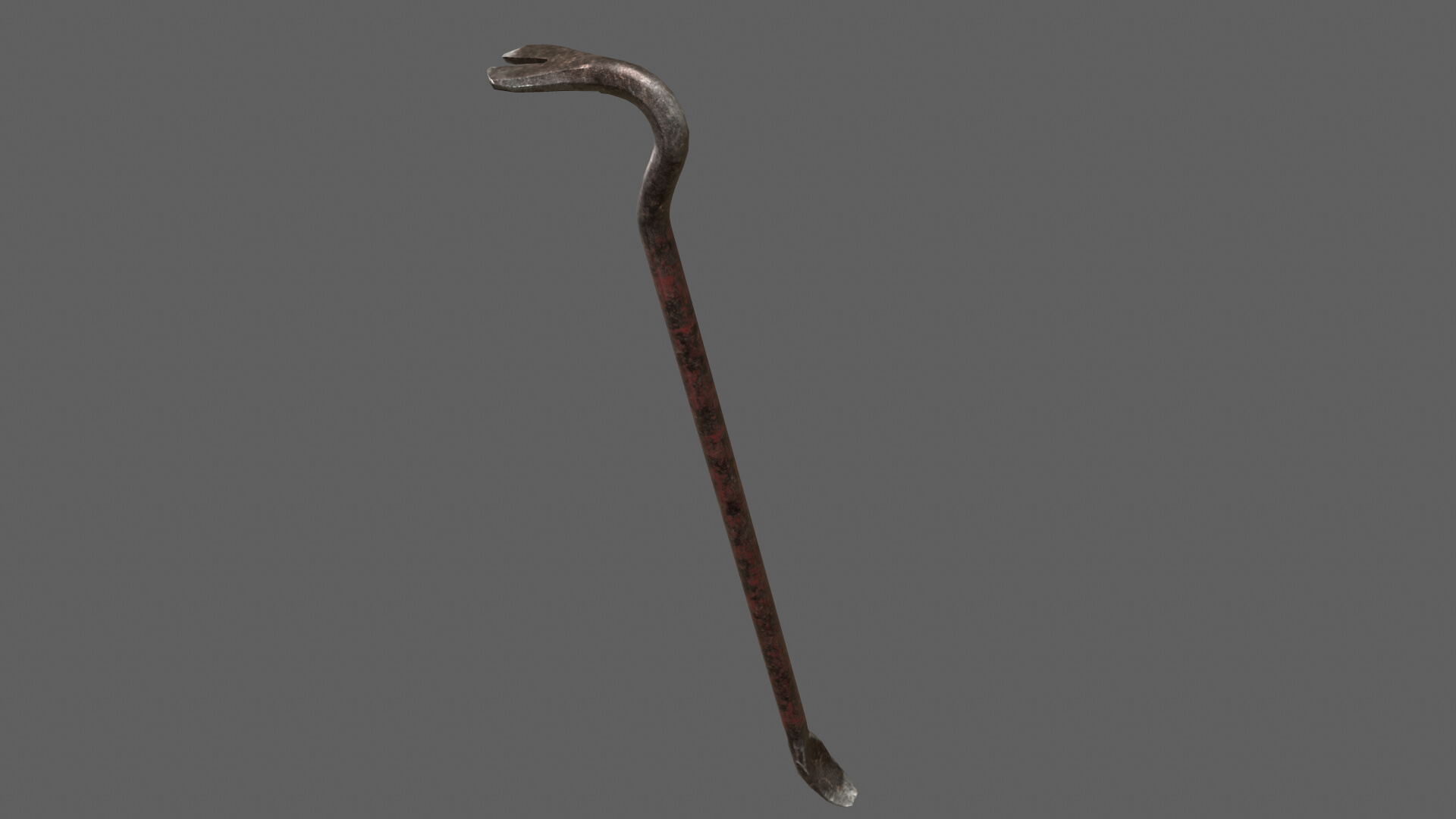 Old Crowbar 3D Model by Aladad
