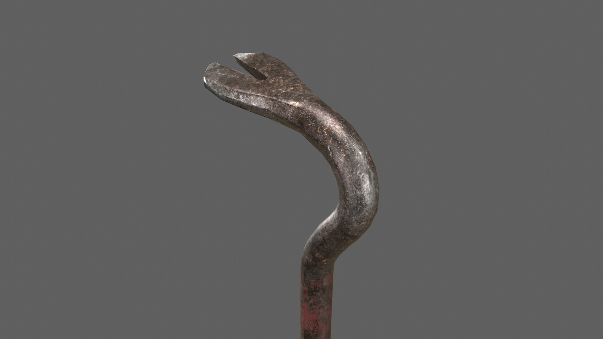 Old Crowbar 3D Model by Aladad