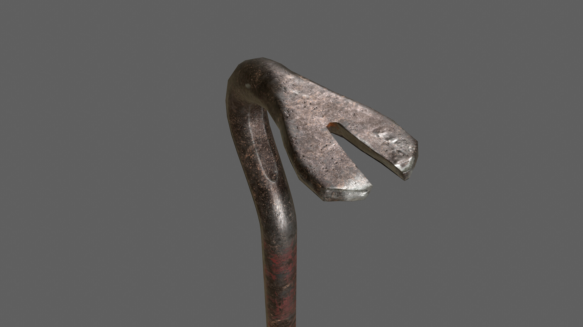 Old Crowbar 3D Model by Aladad