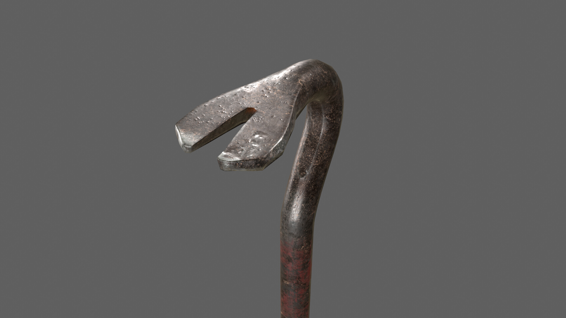 Old Crowbar 3D Model by Aladad