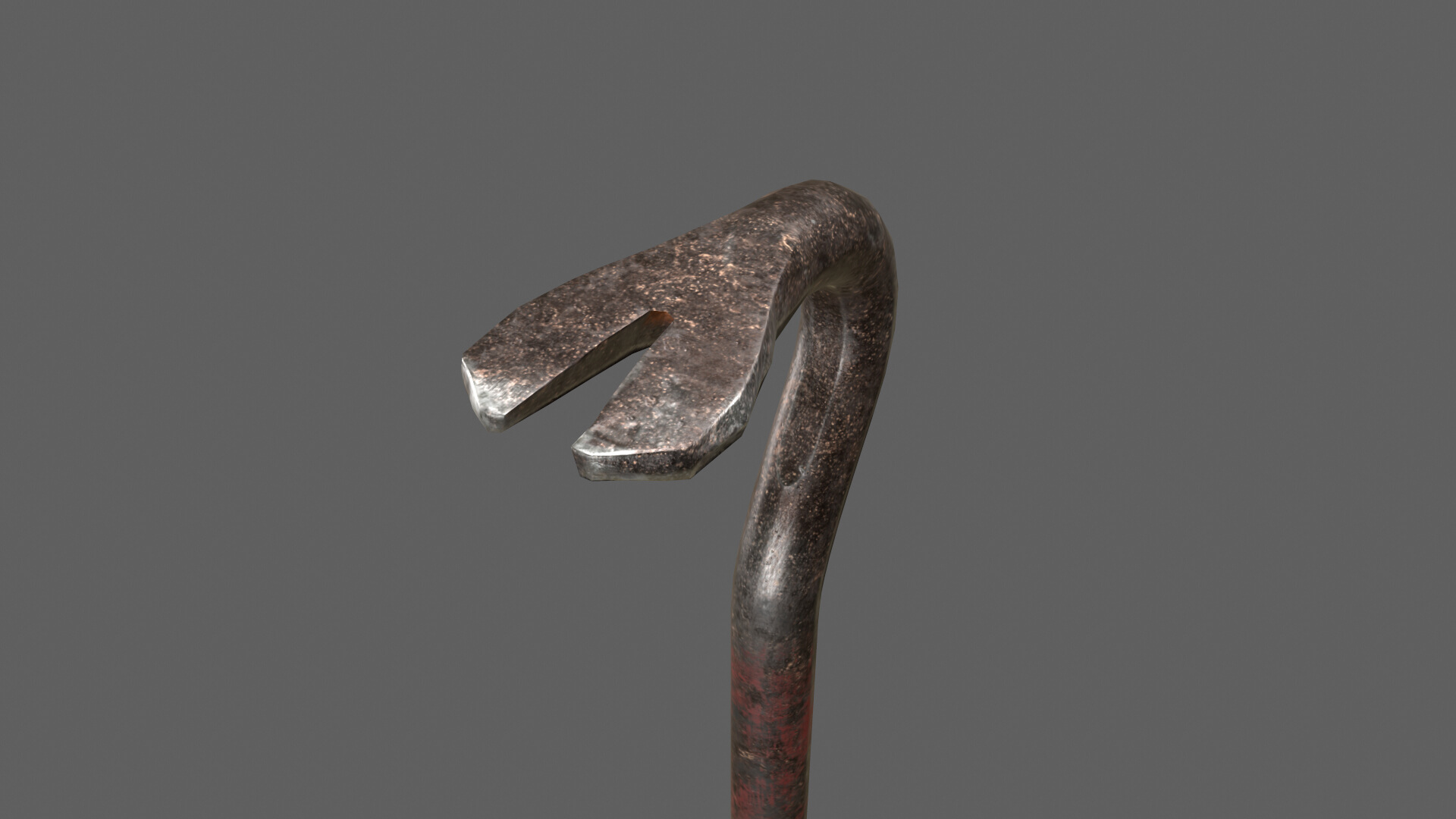 Old Crowbar 3D Model by Aladad