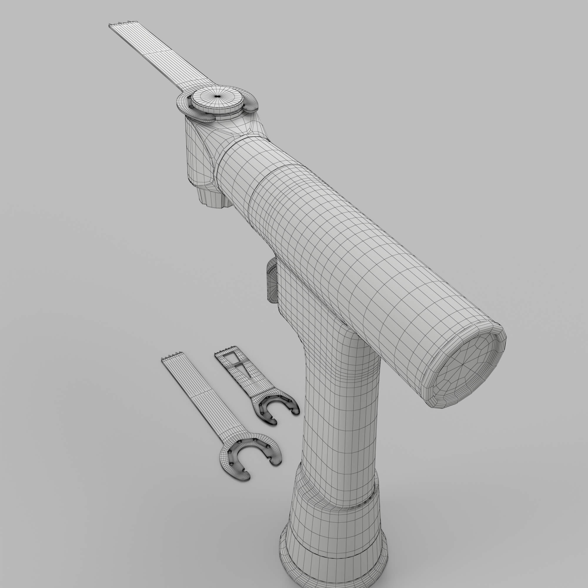 Surgical Drill and Bonesaw - 3D Model by Albert47