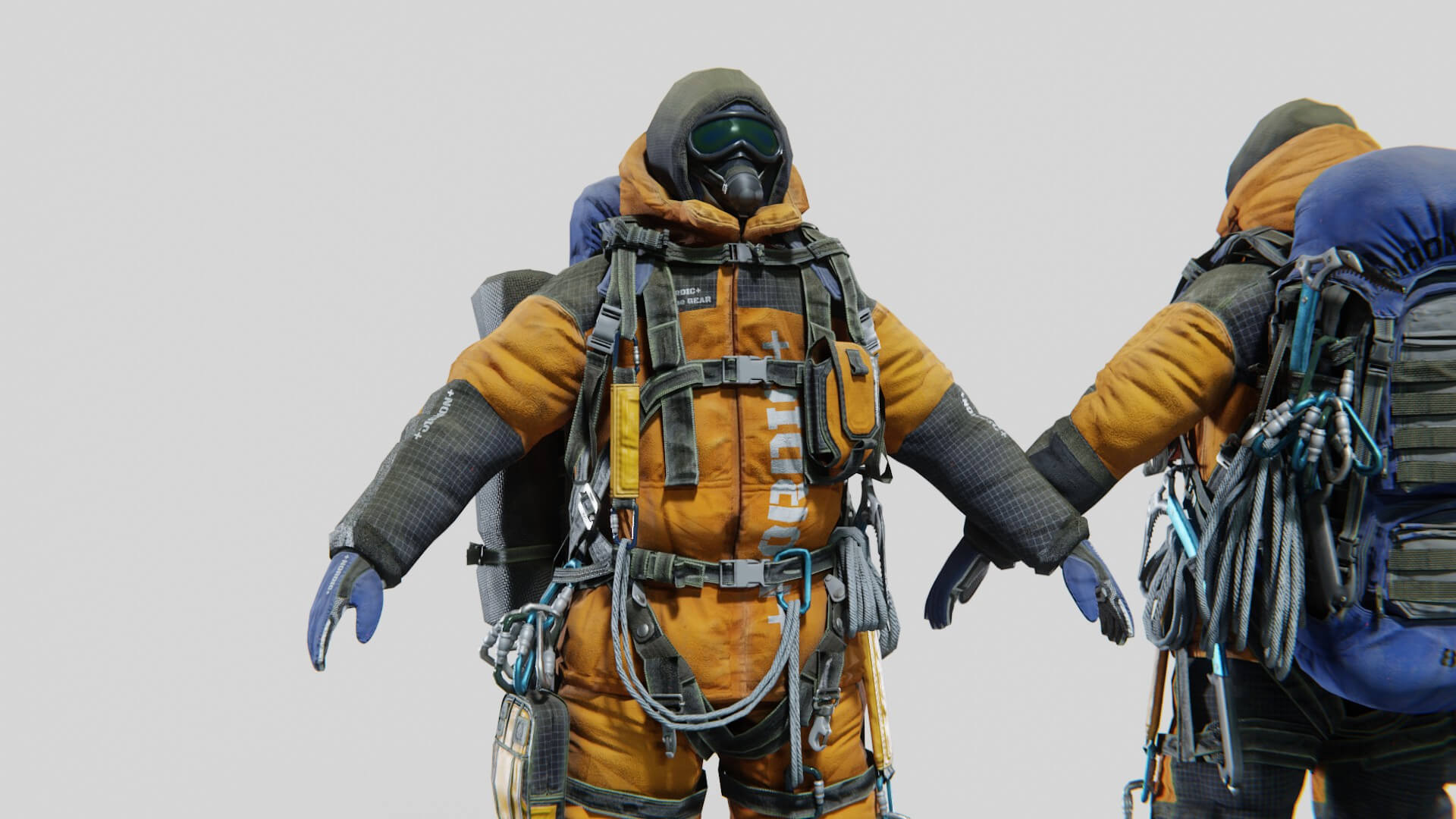 Explorer Mountain Climber Rigged - 3D Model by Albin