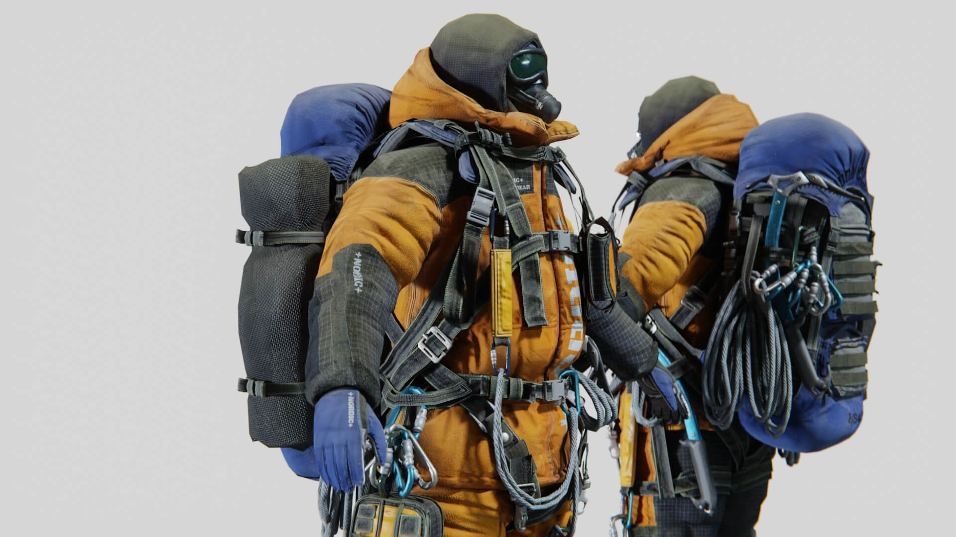 Explorer Mountain Climber Rigged - 3D Model by Albin