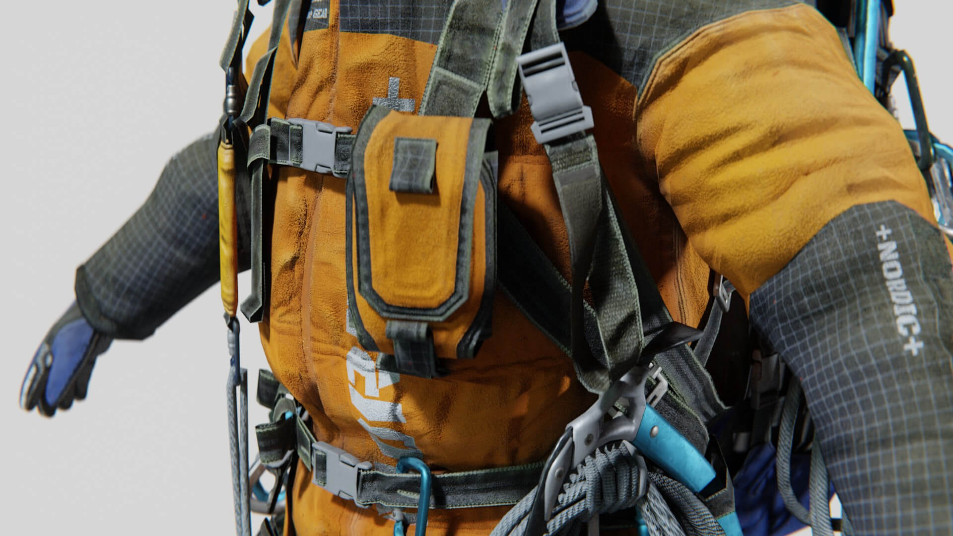 Explorer Mountain Climber Rigged - 3D Model by Albin