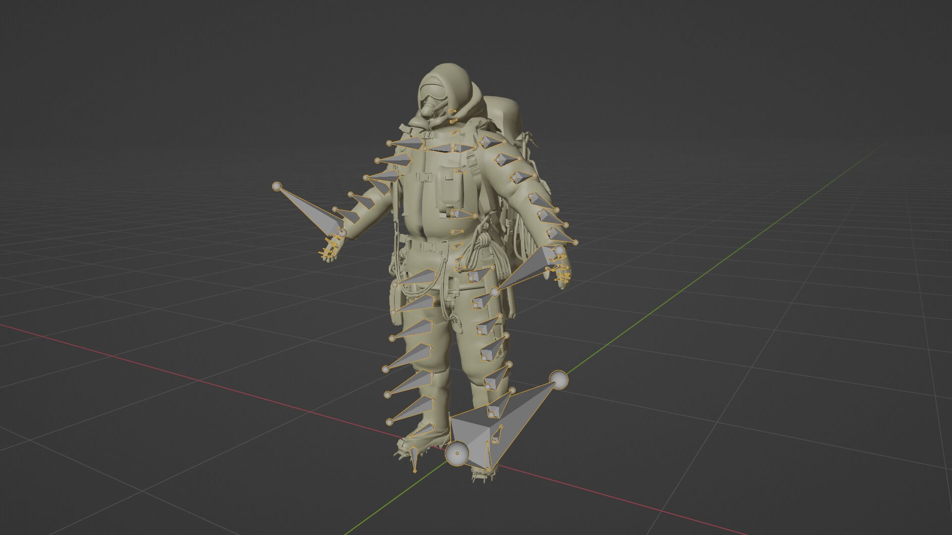 Explorer Mountain Climber Rigged - 3D Model by Albin