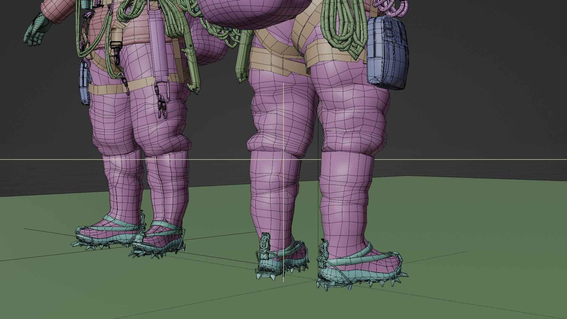 Explorer Mountain Climber Rigged - 3D Model by Albin