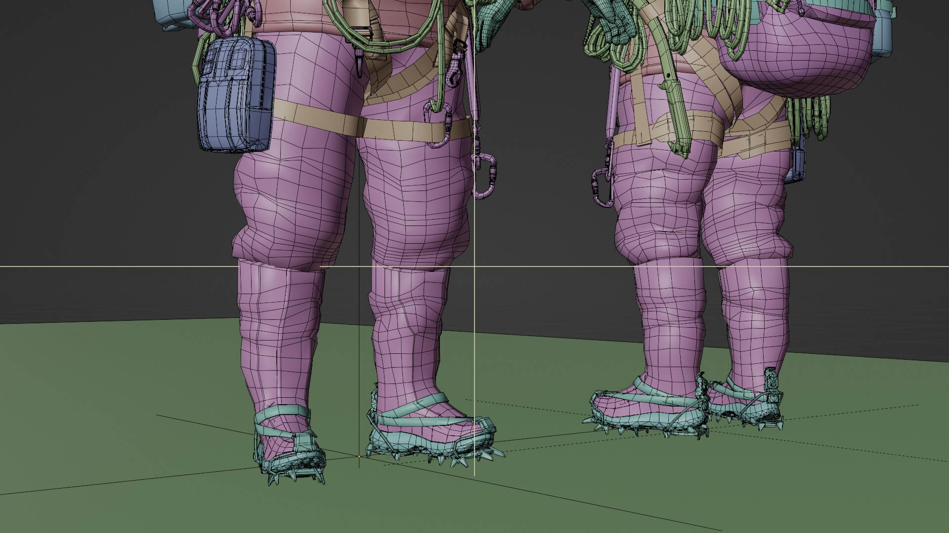 Explorer Mountain Climber Rigged - 3D Model by Albin