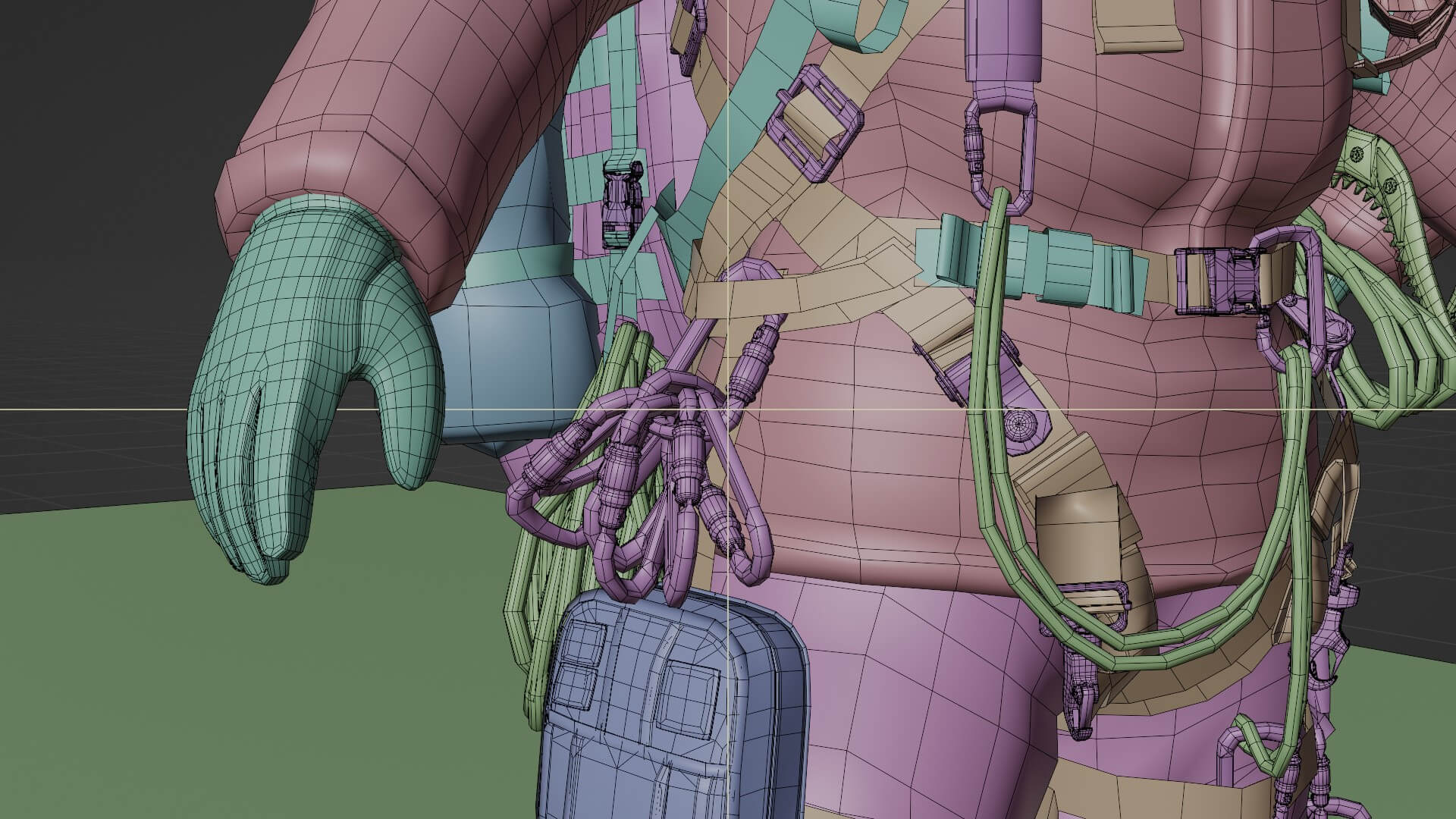 Explorer Mountain Climber Rigged - 3D Model by Albin
