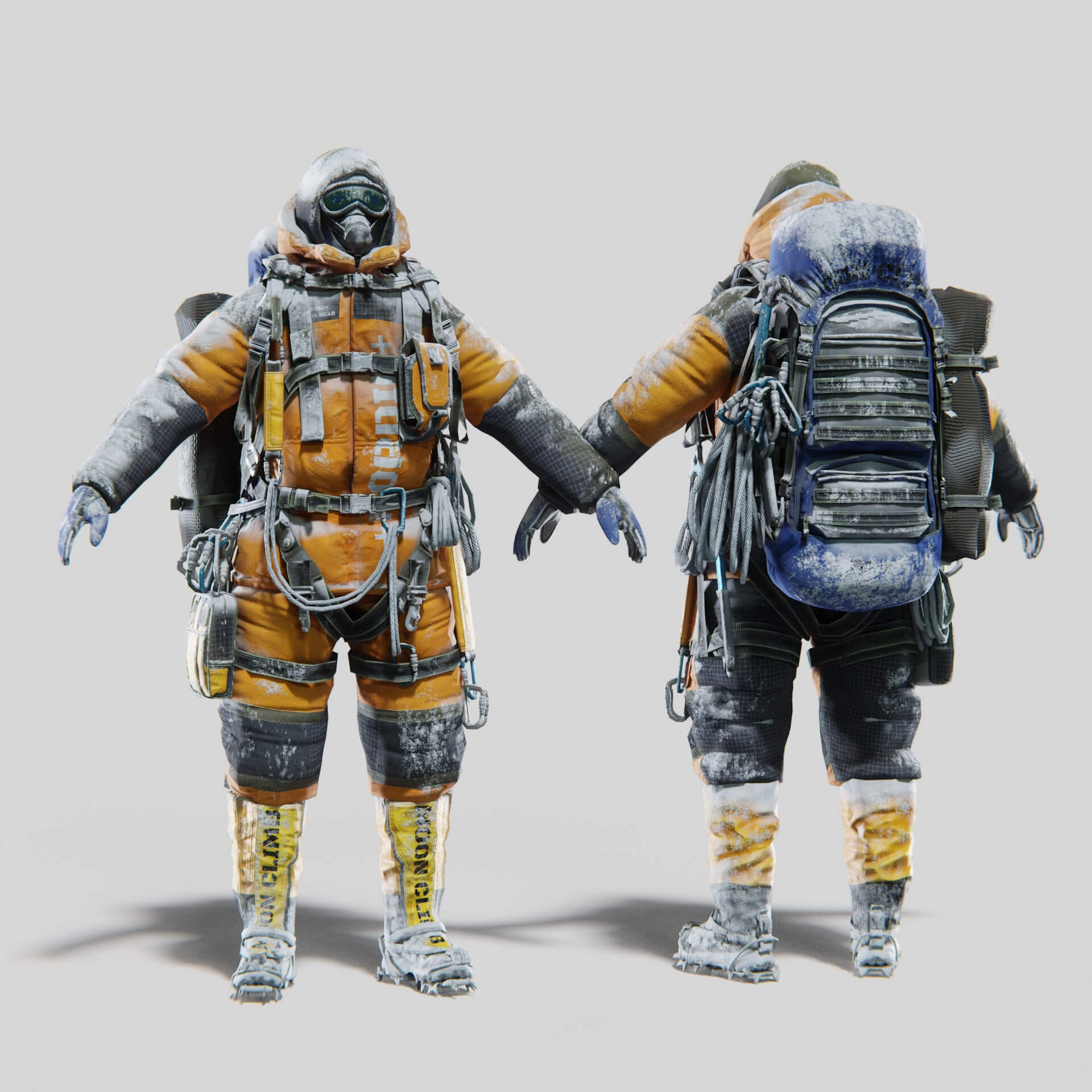 Explorer Mountain Climber - 3D Model by Albin