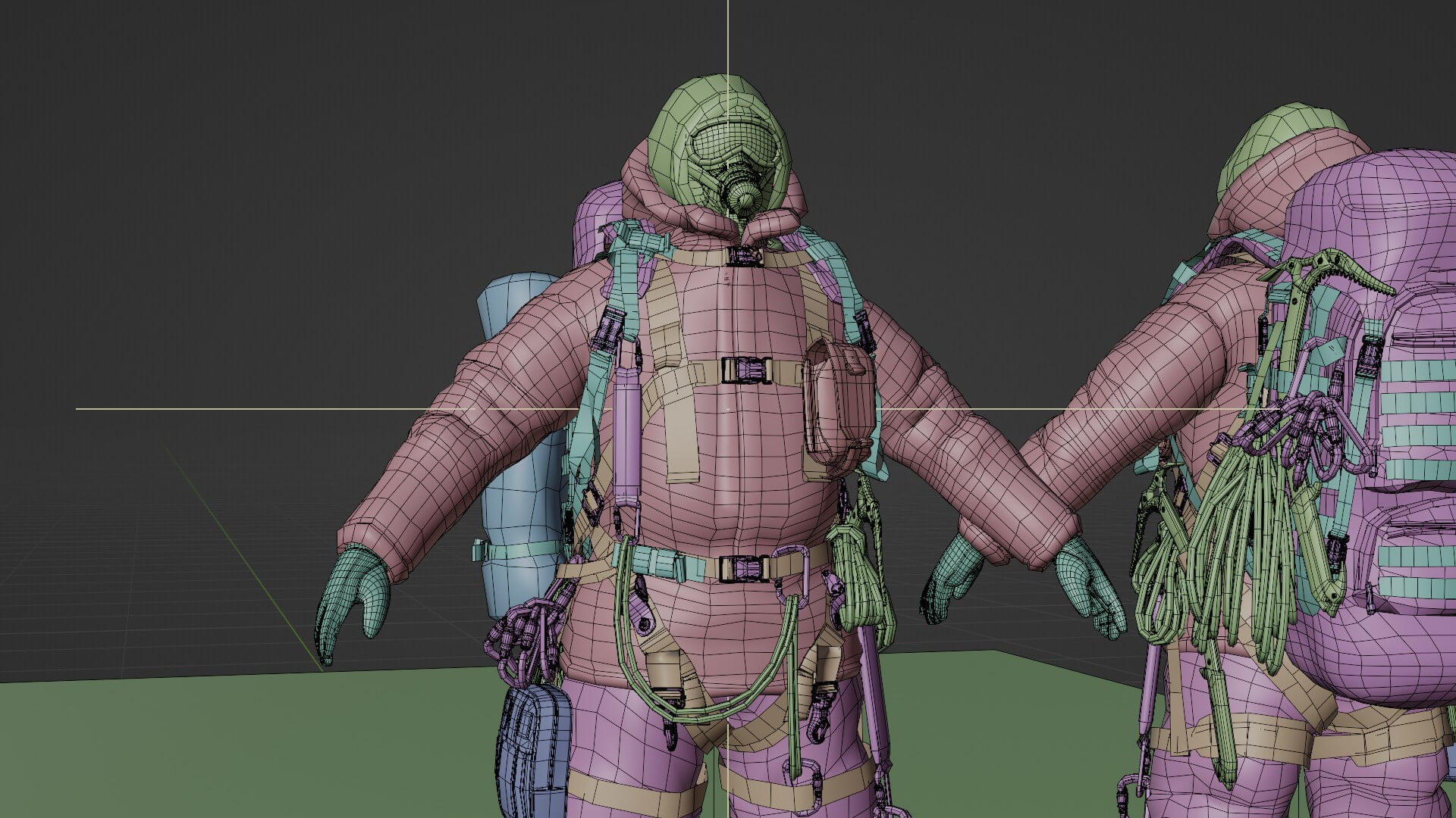 Explorer Mountain Climber - 3D Model by Albin