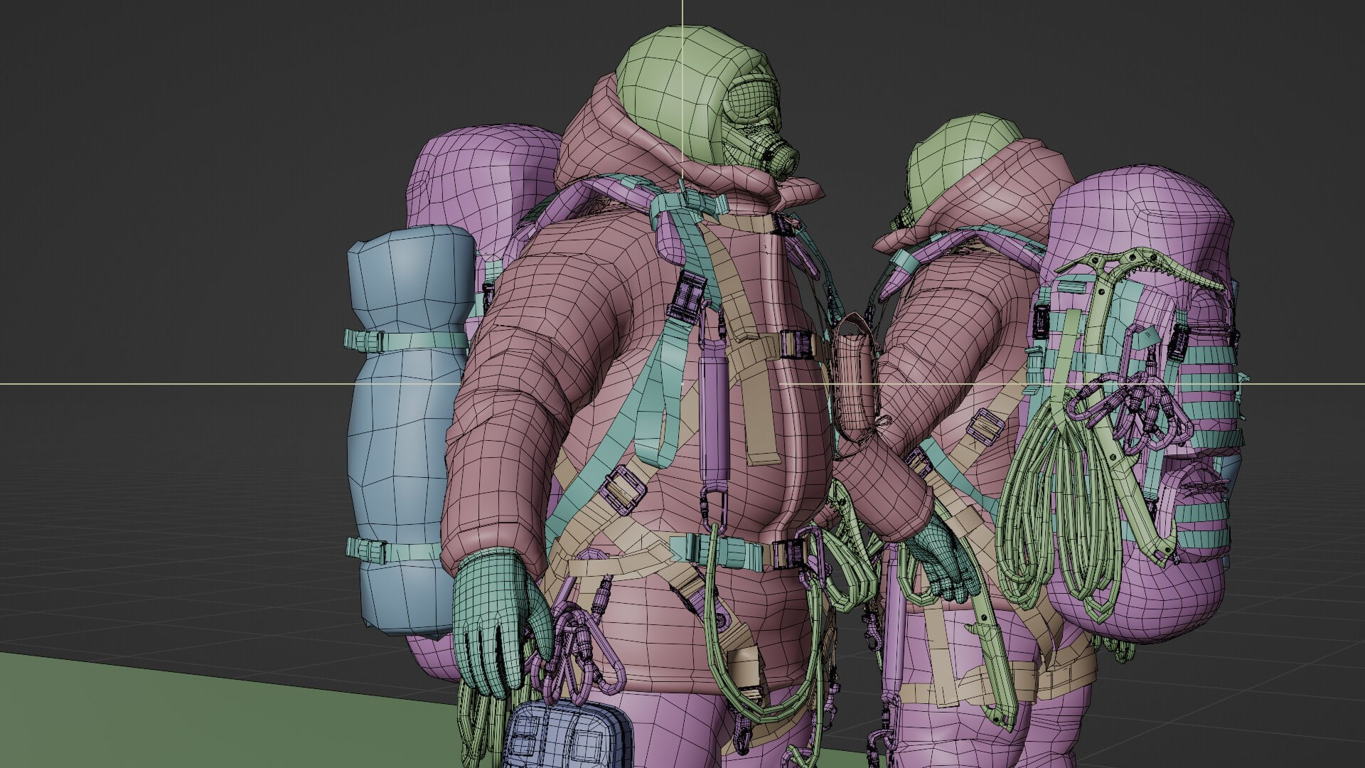 Explorer Mountain Climber - 3D Model by Albin