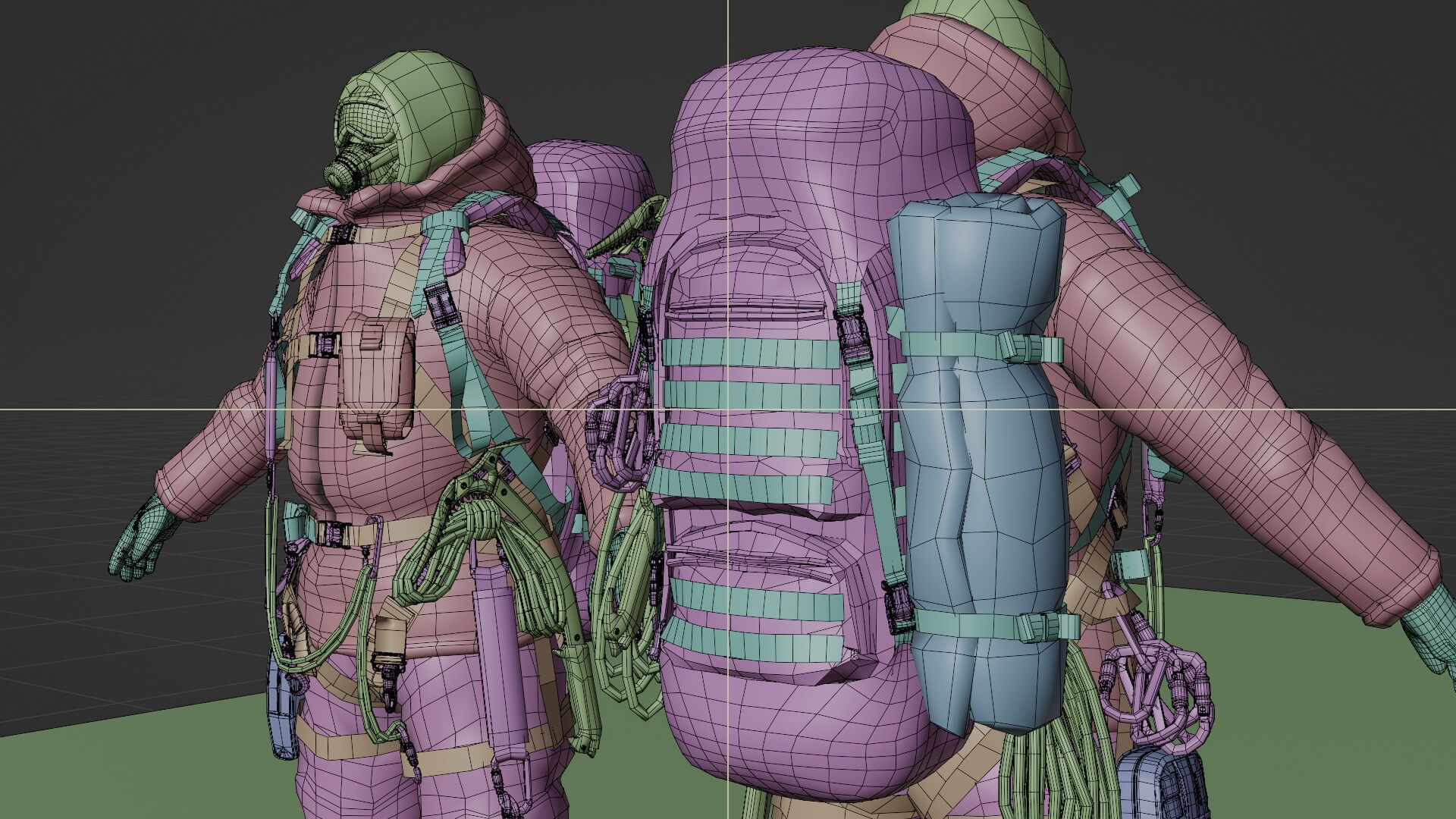 Explorer Mountain Climber - 3D Model by Albin