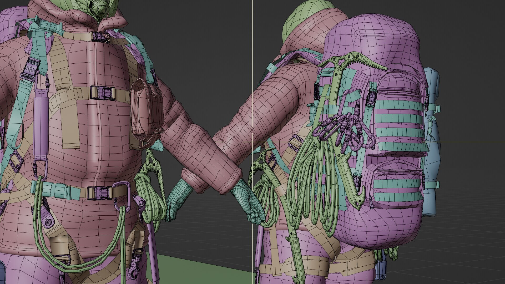 Explorer Mountain Climber - 3D Model by Albin