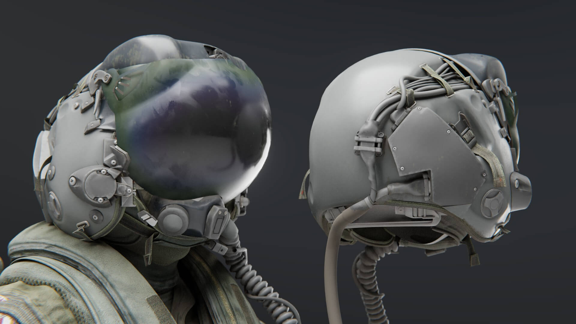 Flight Suit Fighter Pilot Rigged - 3D Model by Albin