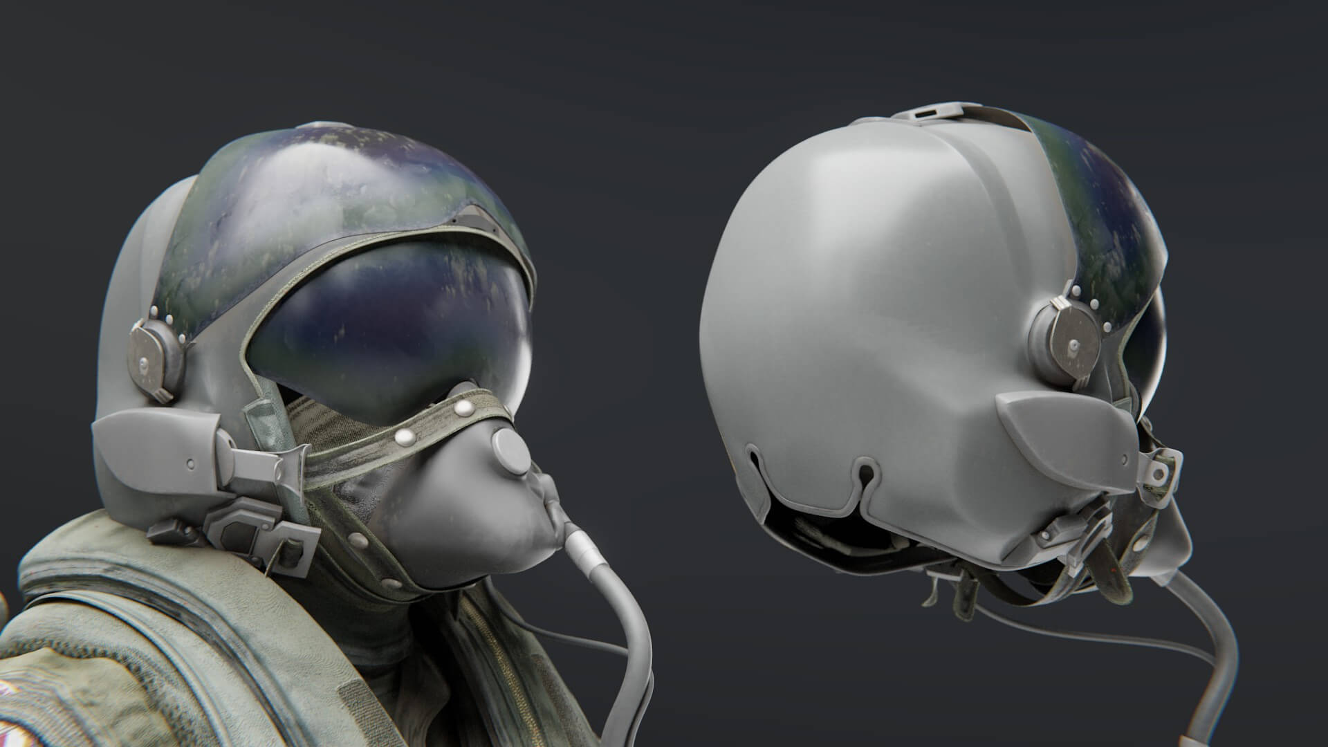 Flight Suit Fighter Pilot Rigged - 3D Model by Albin