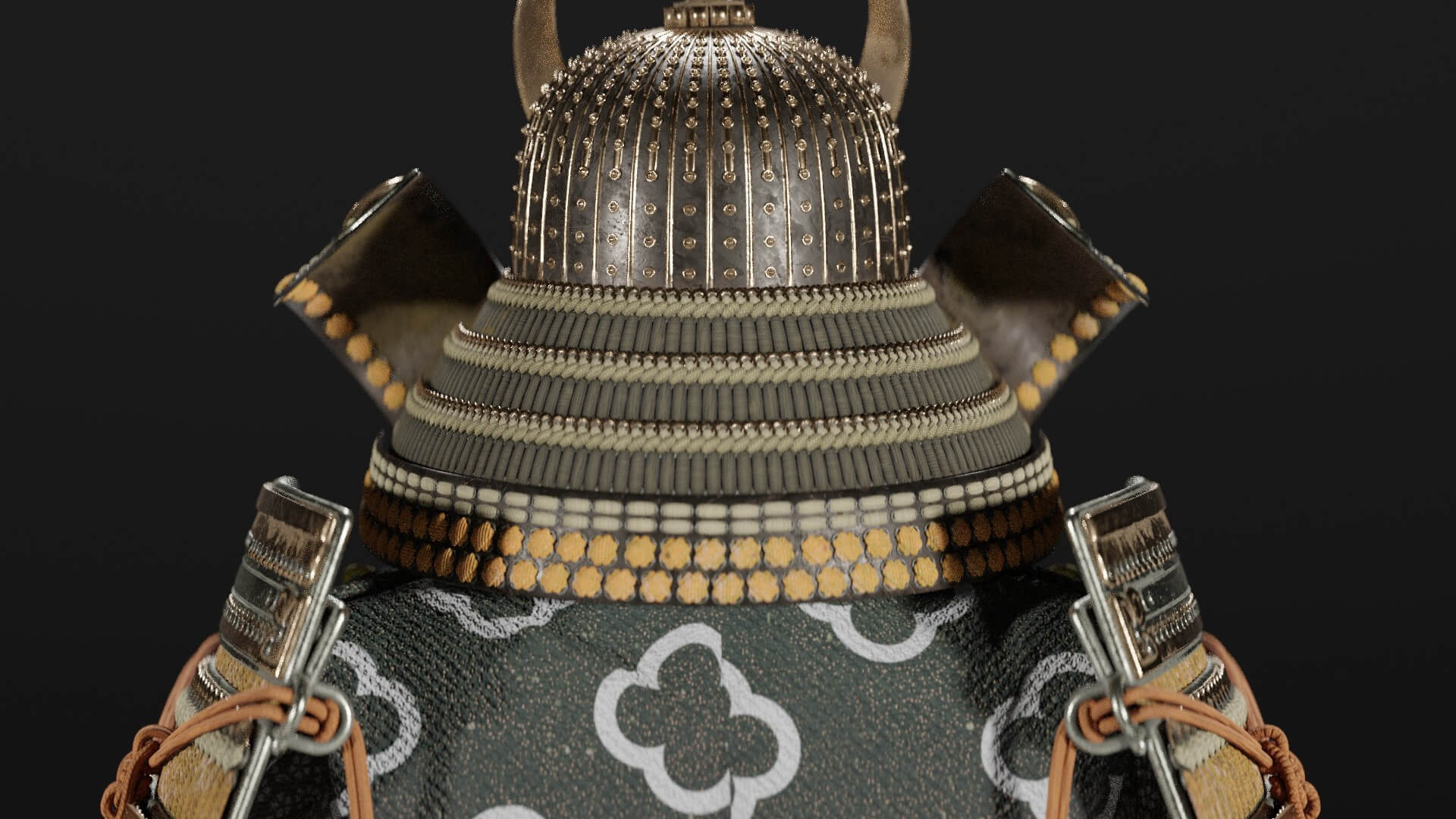 Medieval Japanese Samurai - Rigged 3D Model by Albin
