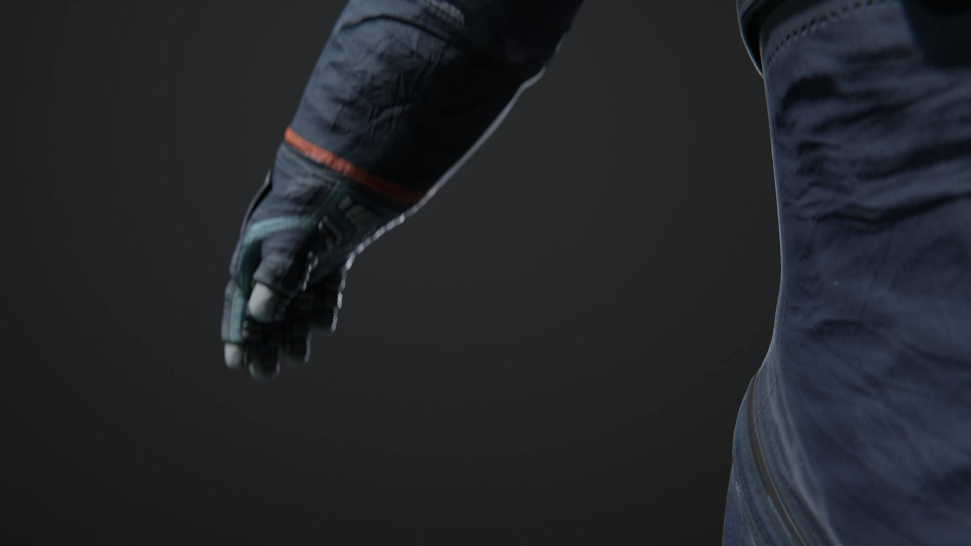 NASA Axiom EMU Spacesuit Rigged - 3D Model by Albin