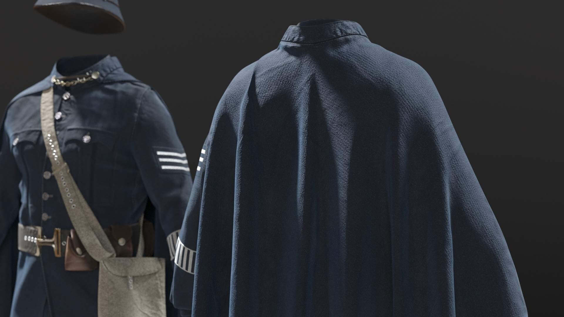 Policeman British Bobby - 3D Model by Albin