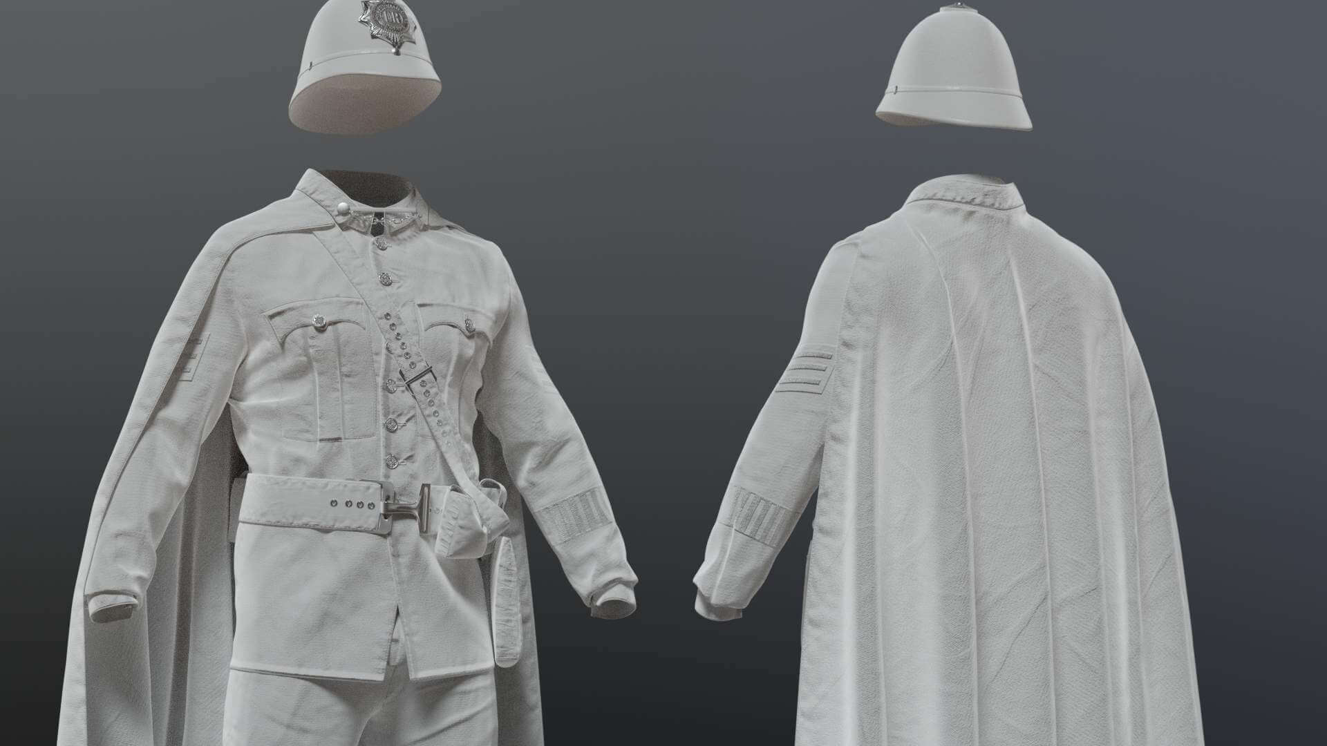 Policeman British Bobby - 3D Model by Albin