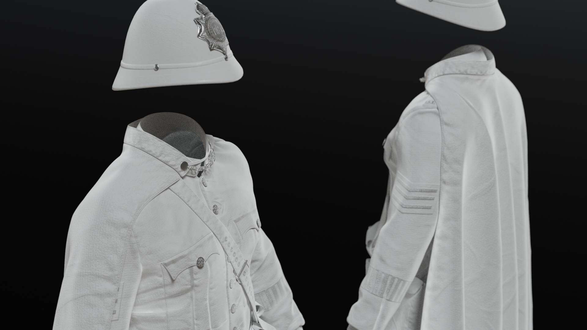 Policeman British Bobby - 3D Model by Albin