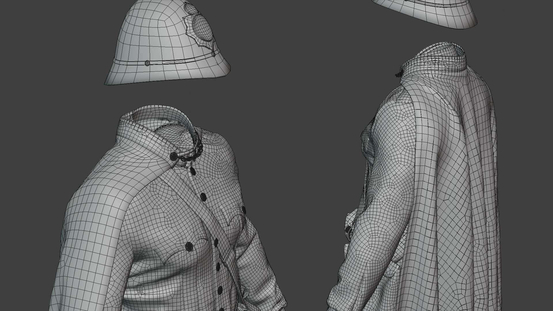 Policeman British Bobby - 3D Model by Albin