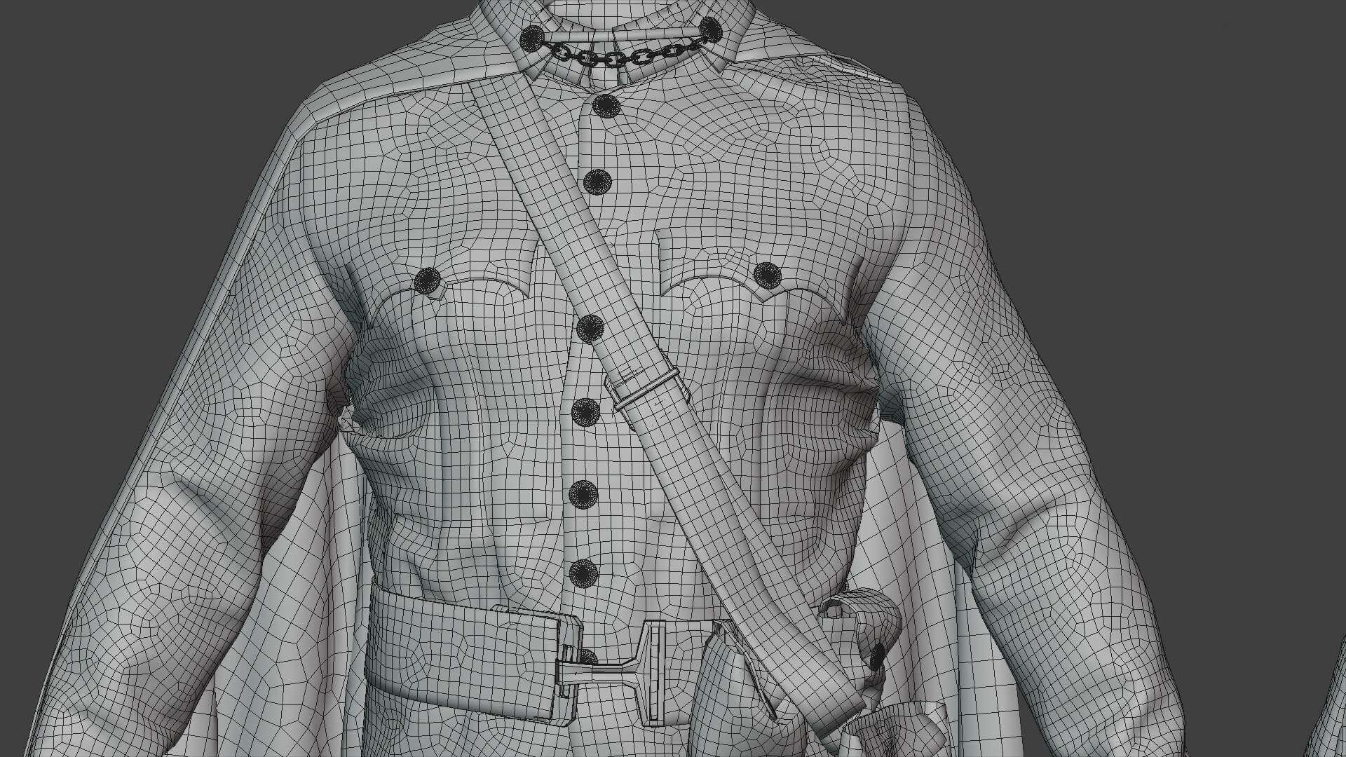 Policeman British Bobby - 3D Model by Albin