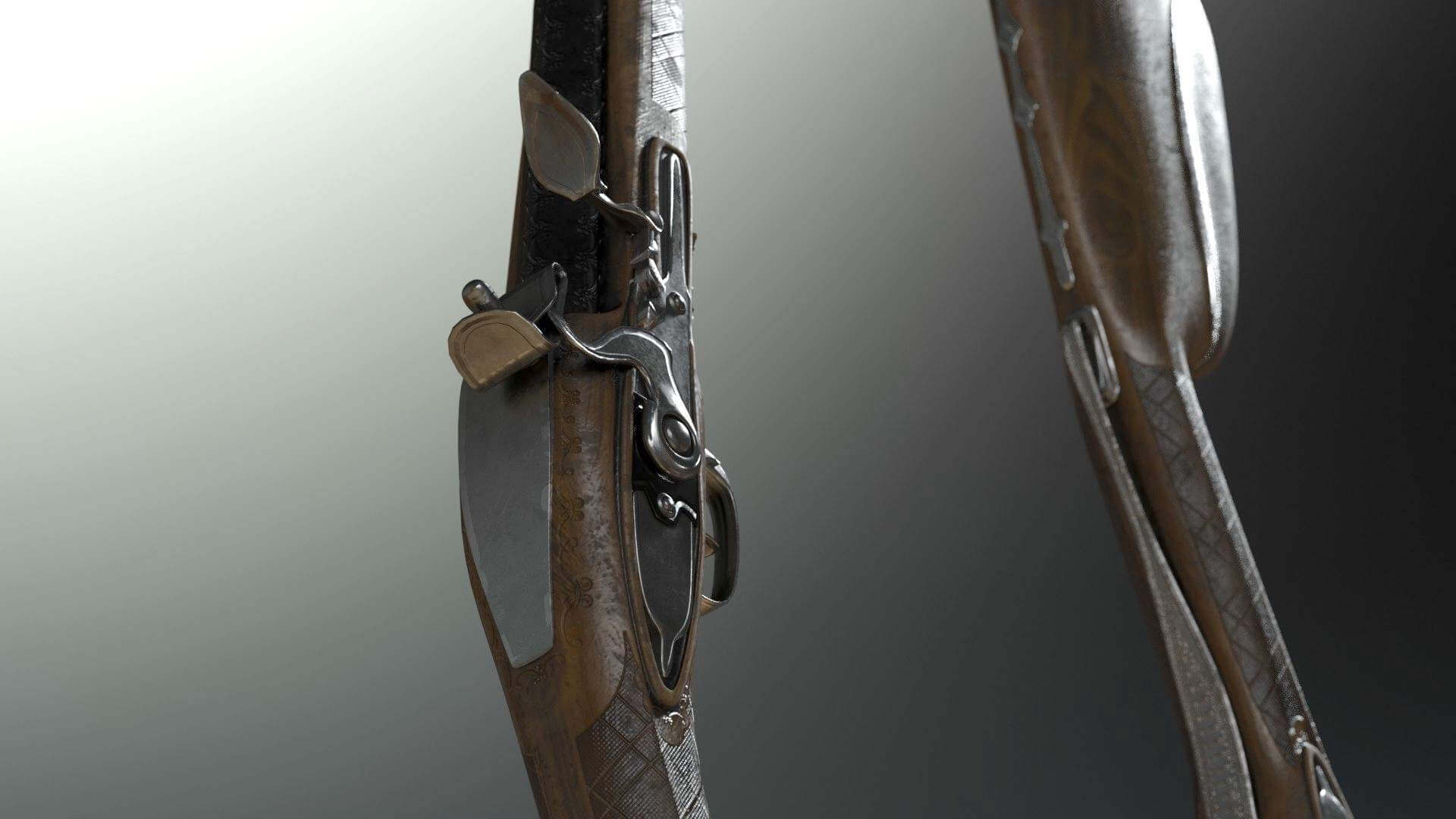 Napoleon Rifle - 3D Model by Albin