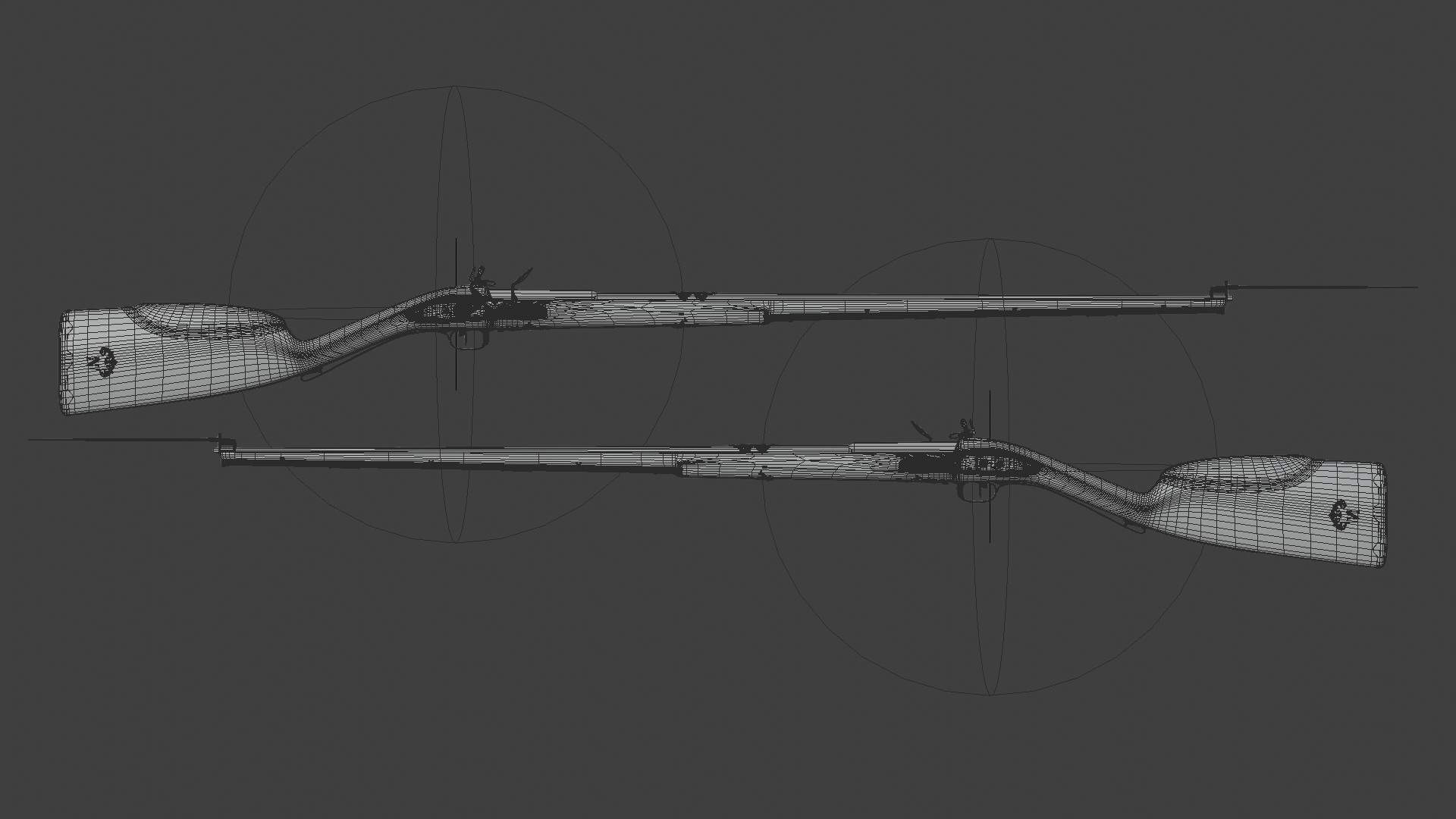 Napoleon Rifle - 3D Model by Albin