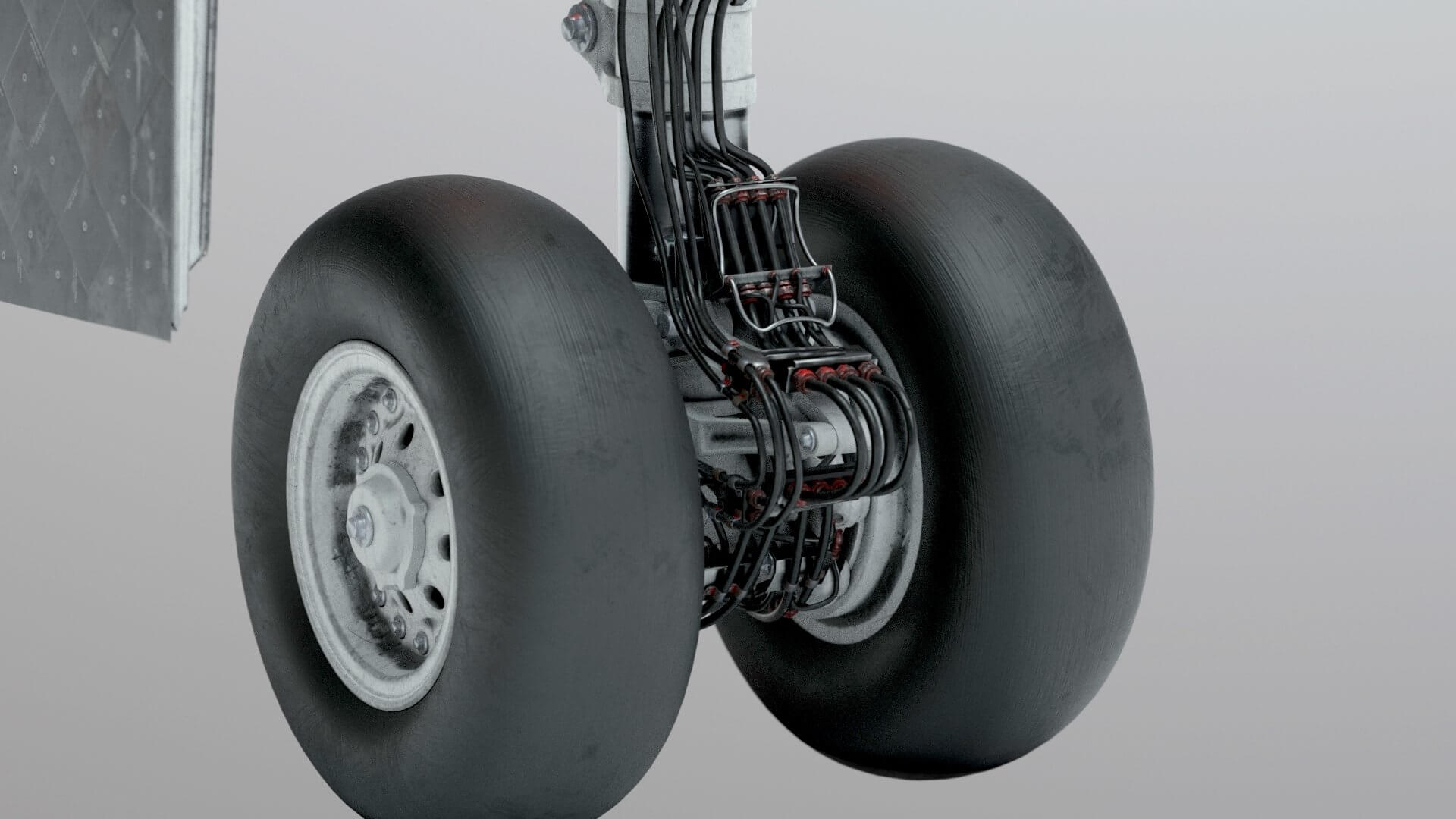 Space Shuttle Landing Gear - 3D Model by Albin