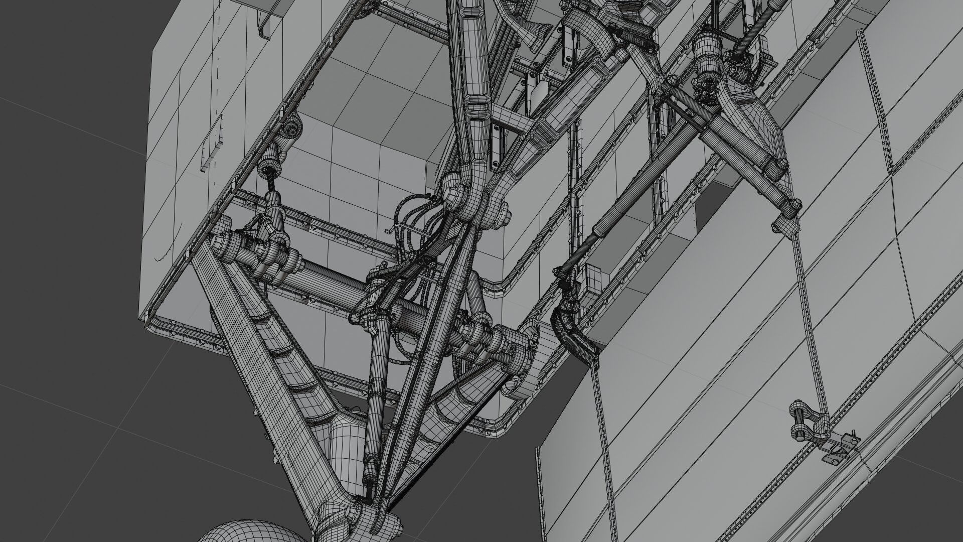 Space Shuttle Landing Gear - 3D Model by Albin