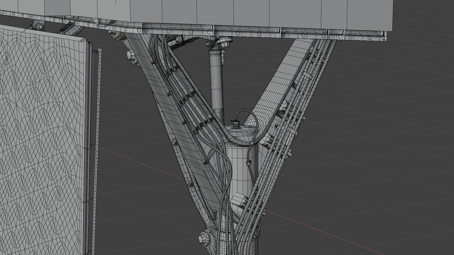 Space Shuttle Landing Gear - 3D Model by Albin