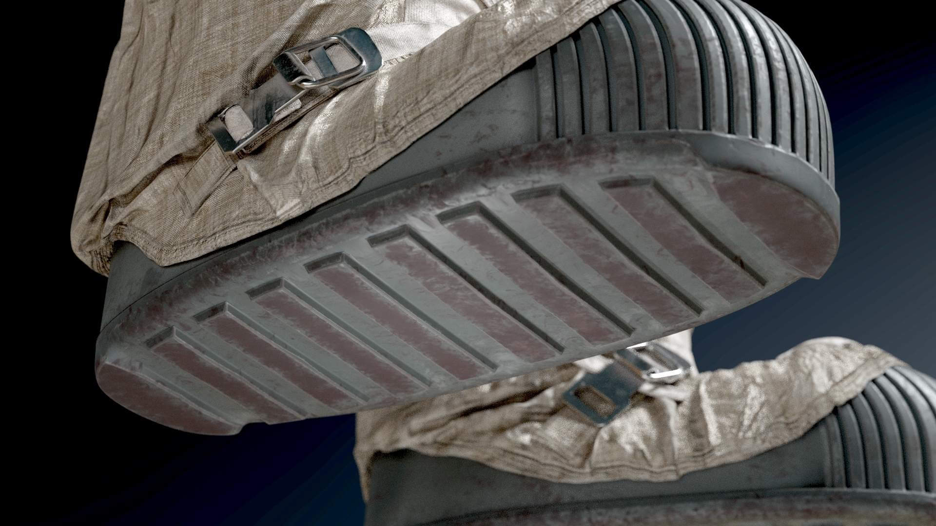 NASA Apollo 11 Boots - 3D Model by Albin